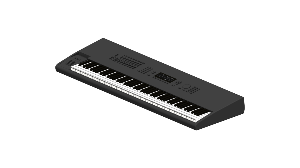Teclado Musical - Vitrine Revit