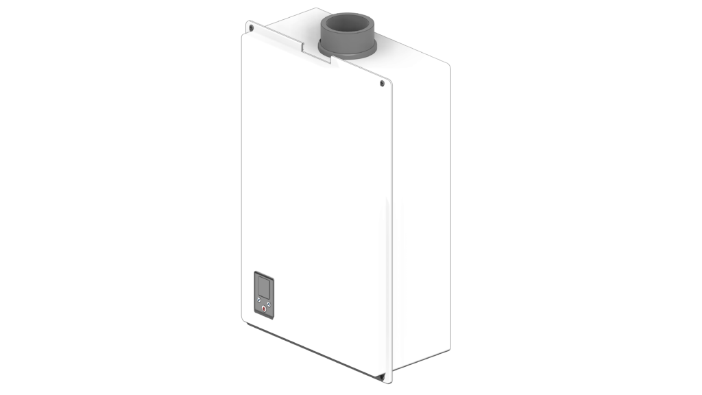 Aquecedor de Água À Gás - Vitrine Revit